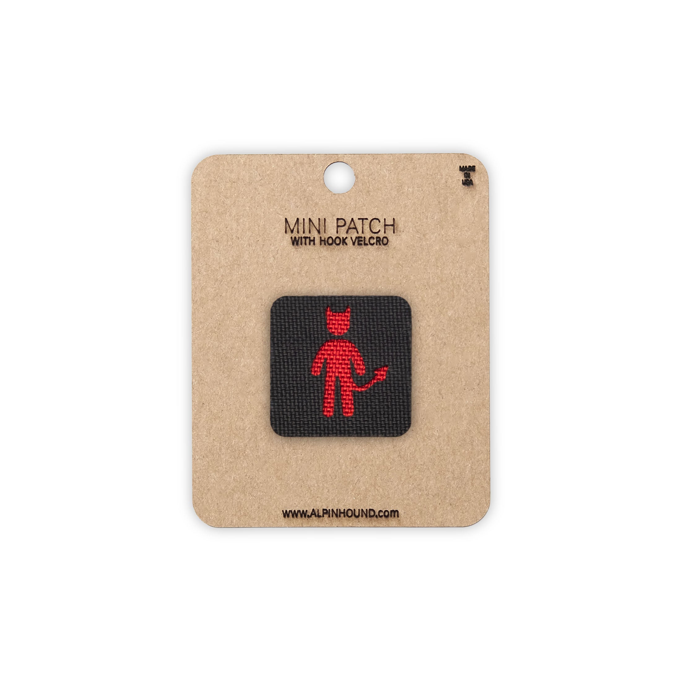 Devil Tactical Patch 1X1 Cordura Morale Patch by Alpinhound Supply