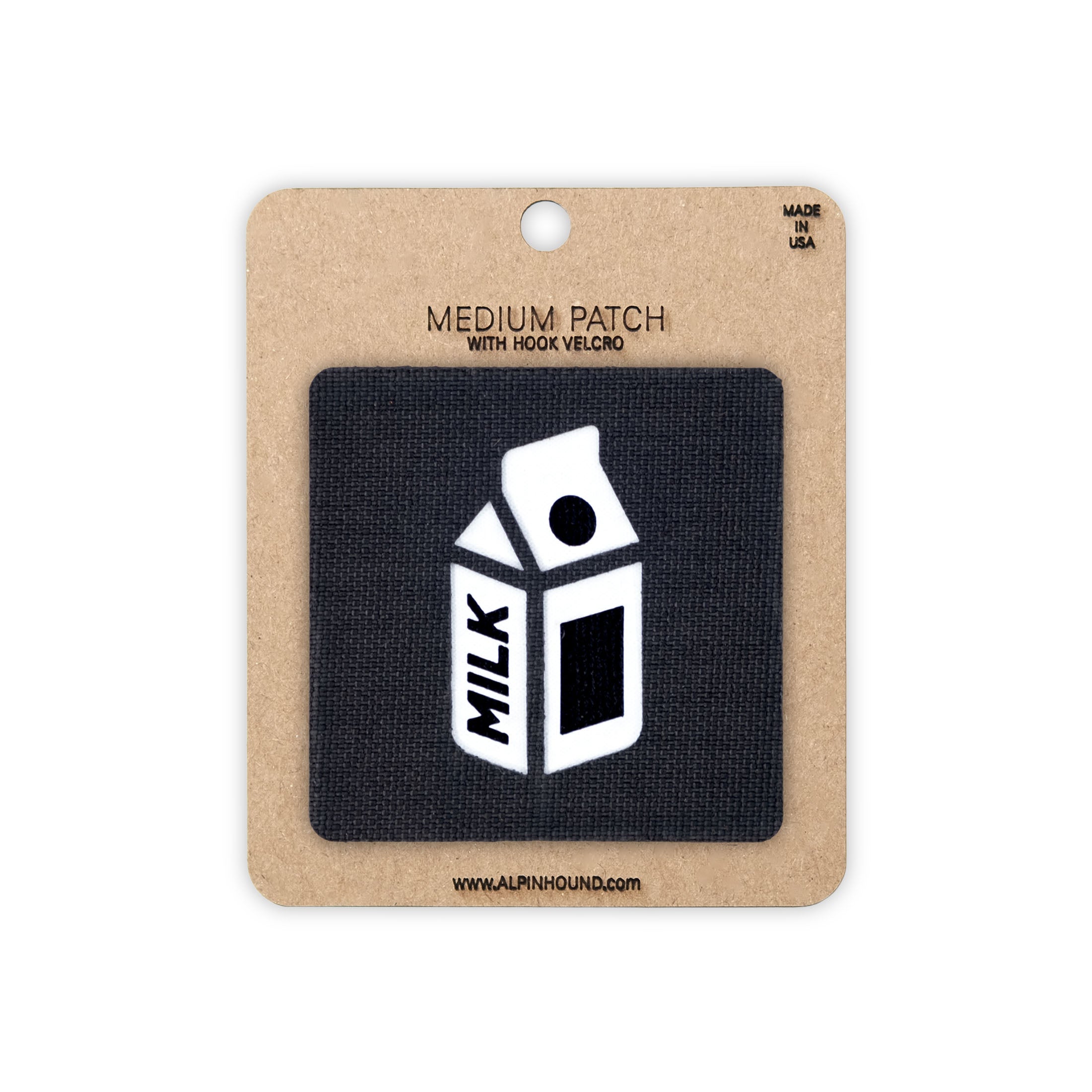 Milk Carton Tactical Patch 2X2 Cordura Morale Patch by Alpinhound Supp