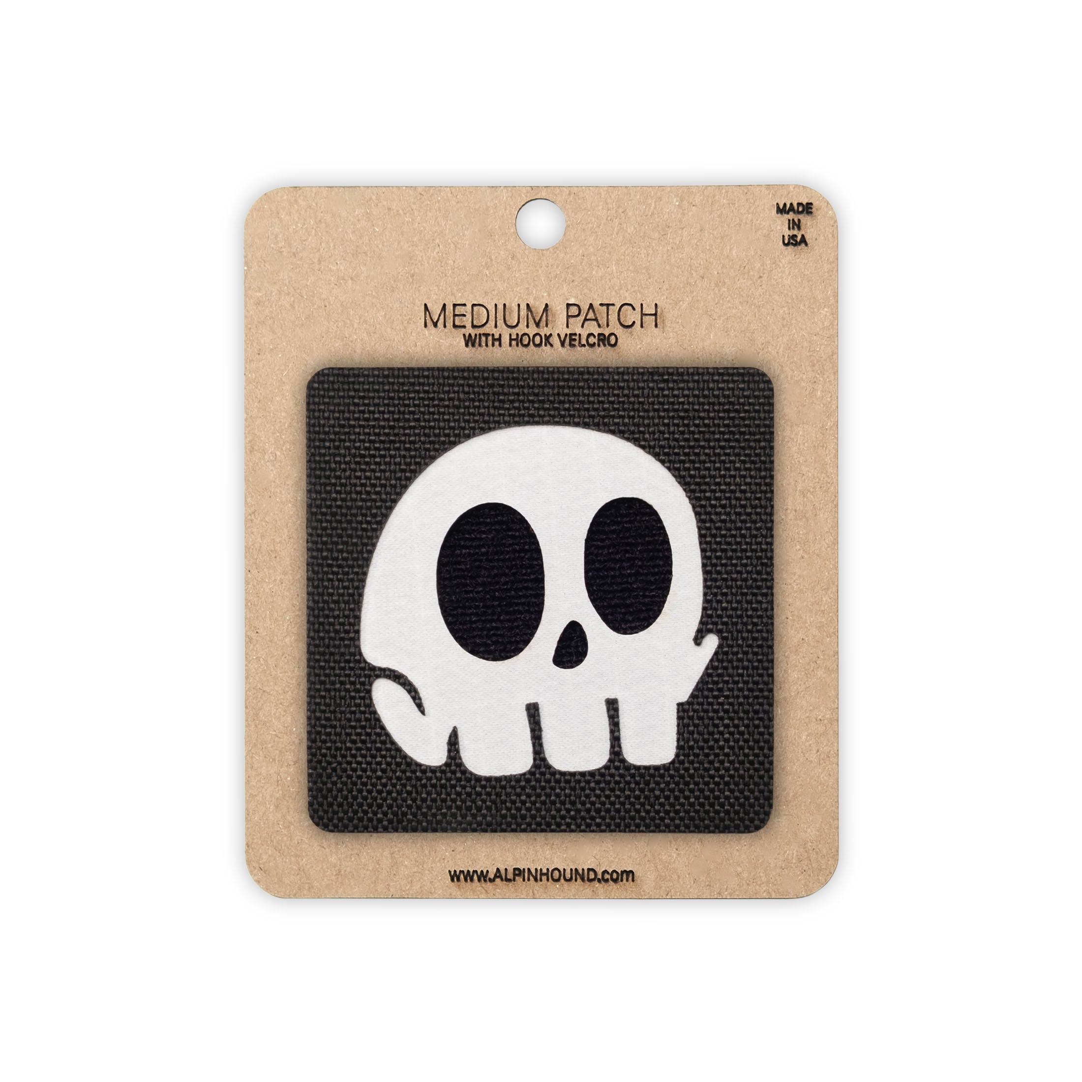 Skull Tactical Patch 2X2 Cordura Morale Patch by Alpinhound Supply