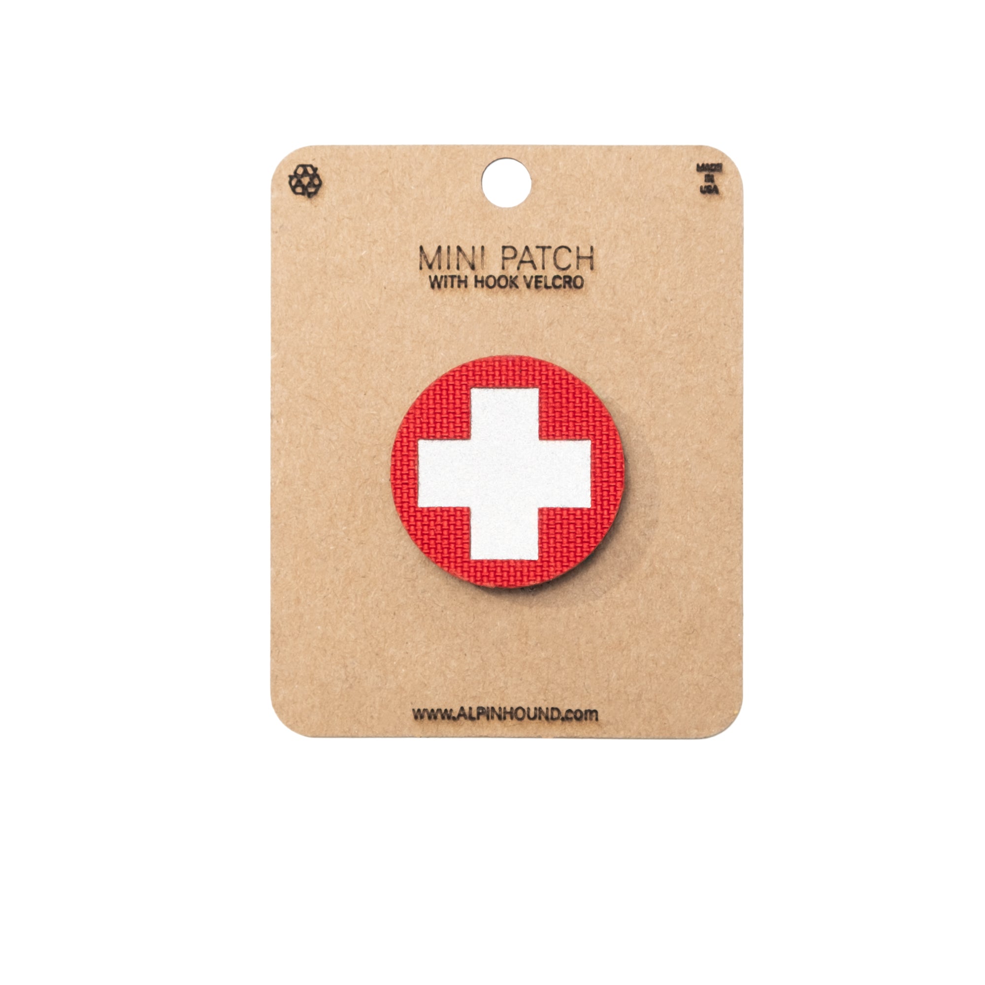 Round Medical Tactical Patch 1X1 – Alpinhound