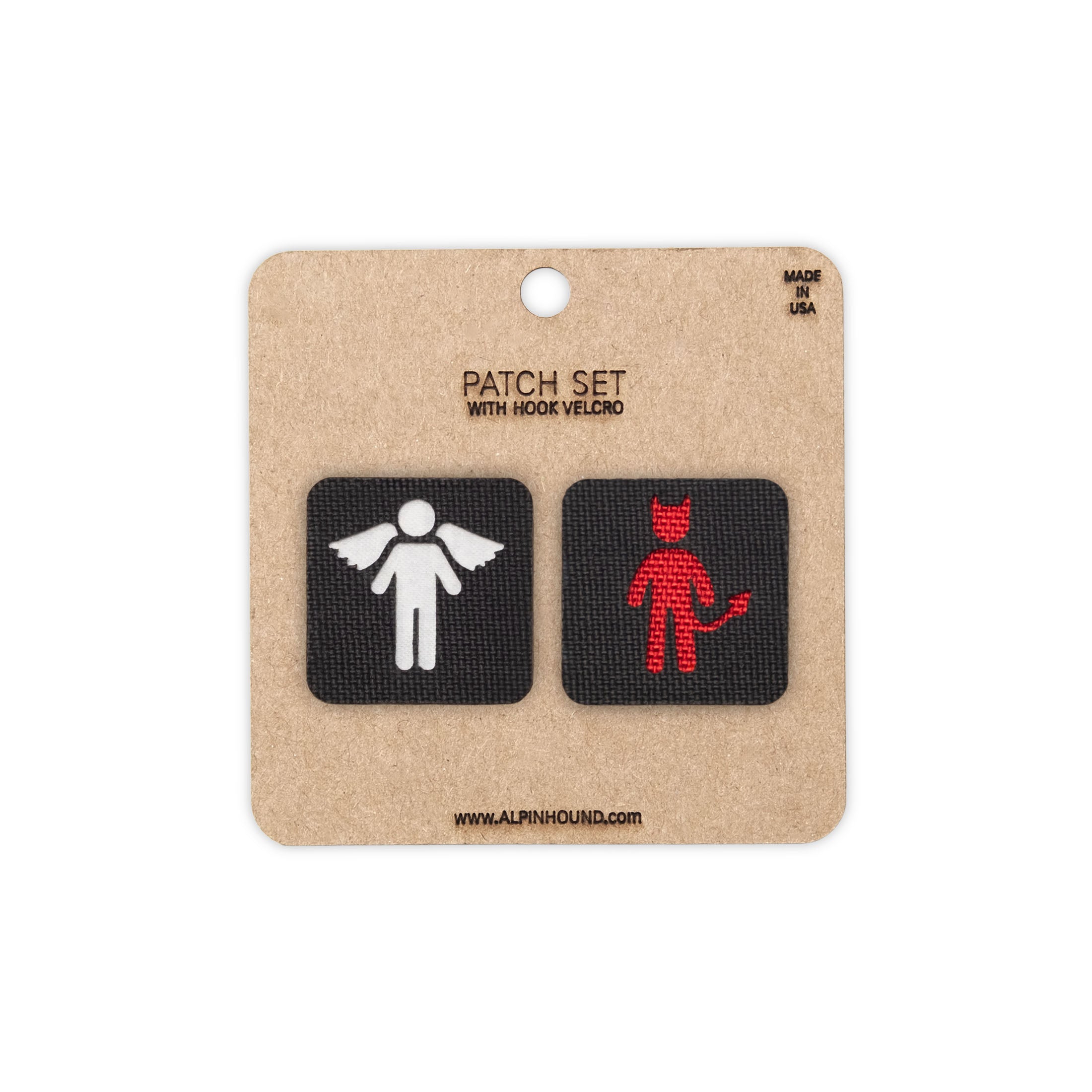 Angel and Devil Tactical Patch Set 1X1 Cordura Morale Patch by Alpinho ...