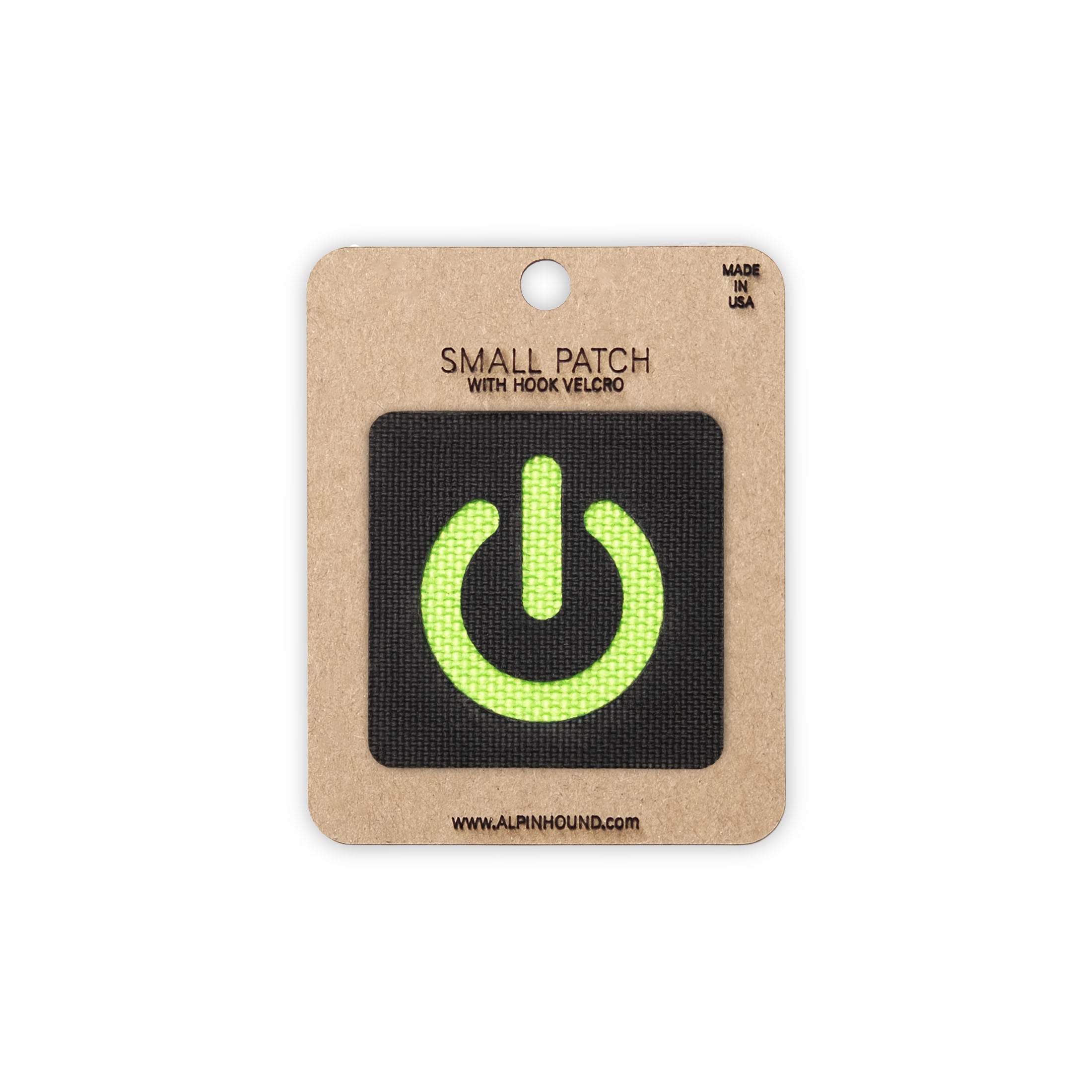 Power On Tactical Patch 1.5X1.5 Cordura Morale Patch by Alpinhound Sup