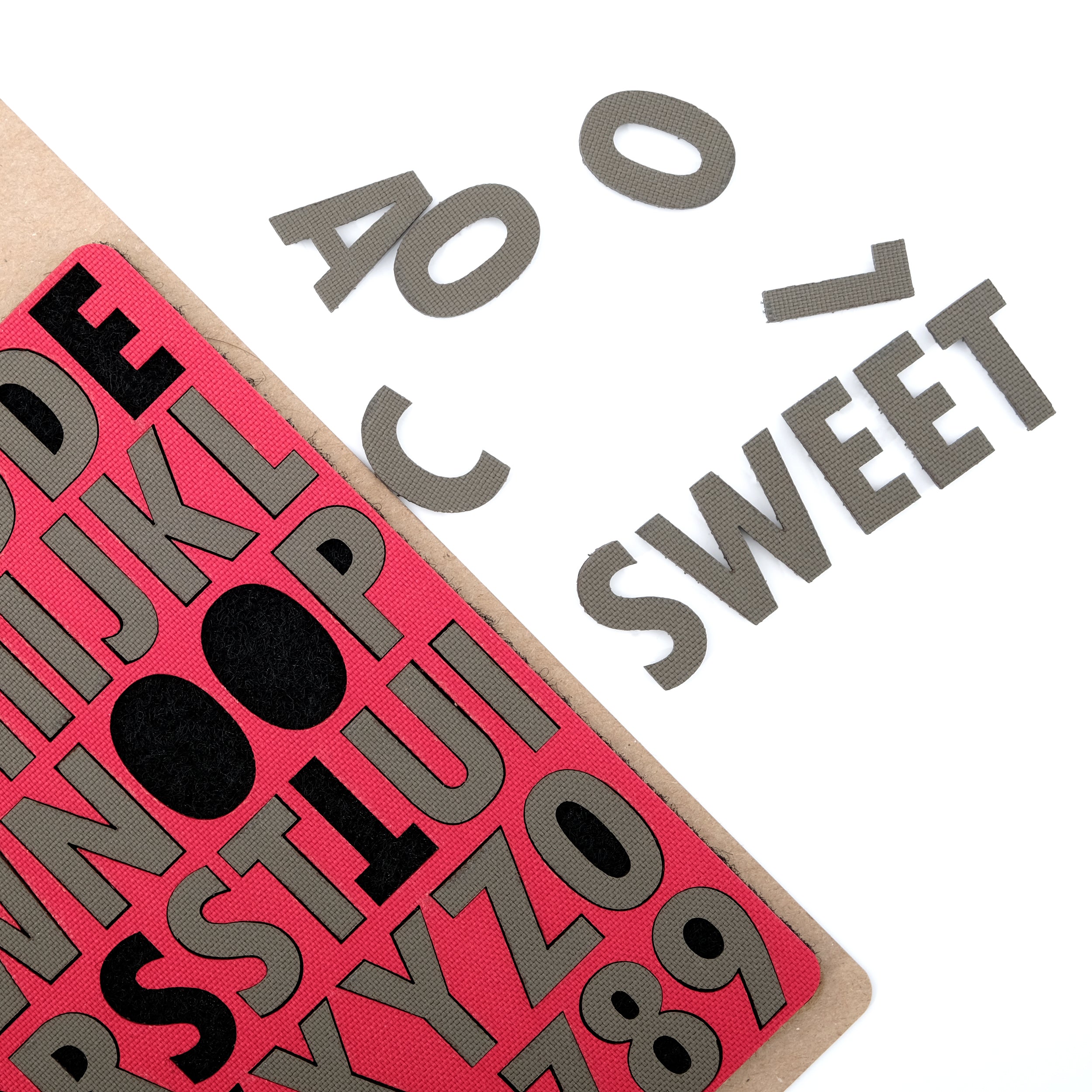 Tactical Alphabet & Numerals Set with Hook Velcro Backing – Alpinhound ...